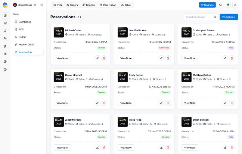 DreamsPOS - POS WebsiteTemplate | React, Vue, Angular